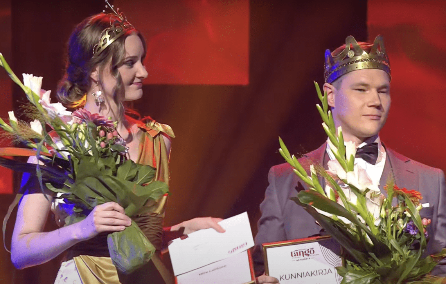 Miia Laitinen ja Hurma-Harri Hautaniemi veivät tangokruunut ...